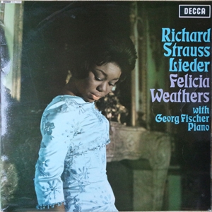 R.STRAUSS: LIEDER/FELICIA WEATHERS/フェシリア・ウェザーズ｜CLASSIC｜ディスクユニオン･オンライン ...