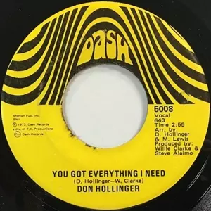 YOU GOT EVERYTHING I NEED / I FOUND OUT/DON HOLLINGER｜SOUL/BLUES/GOSPEL ...