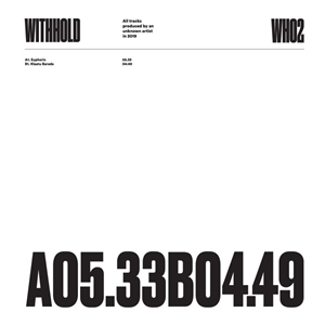 WH02/UNKNOWN ARTIST｜CLUB/DANCE｜ディスクユニオン･オンラインショップ｜diskunion.net