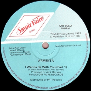 I WANNA BE WITH YOU/ARMENTA｜SOUL/BLUES/GOSPEL｜ディスクユニオン･オンラインショップ ...