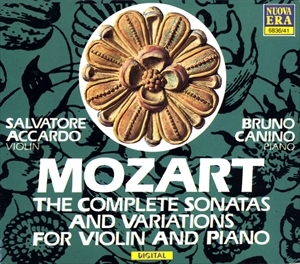 MOZART: COMPLETE SONATAS AND VARIATIONS FOR VIOLIN AND PIANO/SALVATORE ACCARDO/サルヴァトーレ・アッカルド ...