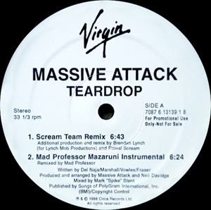 TEARDROP/MASSIVE ATTACK/マッシヴ・アタック｜ROCK / POPS / INDIE｜ディスクユニオン･オンラインショップ｜diskunion.net
