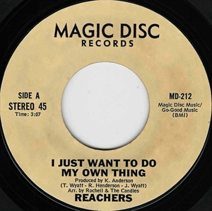 I JUST WANT TO DO MY OWN THING/REACHERS｜SOUL/BLUES/GOSPEL｜ディスクユニオン ...