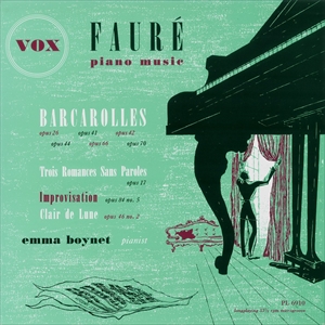 FAURE: BACCAROLLES/EMMA BOYNET/エンマ・ボワネ｜CLASSIC｜ディスクユニオン･オンラインショップ ...