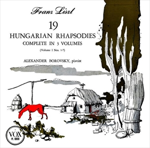 LISZT: 19 HUNGARIAN RHAPSODIES VOLUME I/ALEXANDER BOROVSKY/アレクサンダー ...