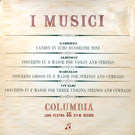 GABRIELI: CANZON IN ECHO DUODECIMI TONI/I MUSICI/イ・ムジチ合奏団｜CLASSIC｜ディスク ...