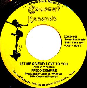 LET ME GIVE MY LOVE TO YOU/FREDDIE EMPIRE｜SOUL/BLUES/GOSPEL｜ディスクユニオン ...
