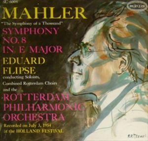 MAHLER: SYMPHONY NO.8 IN E MAJOR/EDUARD FLIPSE/エドゥアルド・フリプセ｜CLASSIC｜ディスク ...