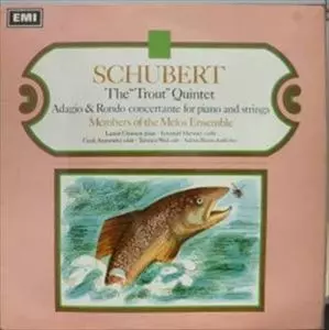 SCHUBERT: THE "TROUT" QUINTET/MELOS ENSEMBLE OF LONDON/ロンドン・メロス・アンサンブル ...