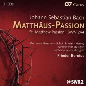 BACH: MATTHAUS-PASSION ST. MATTHEW PASSION - BWV 244/BAROCKORCHESTER STUTTGART｜CLASSIC｜ディスクユニオン ...