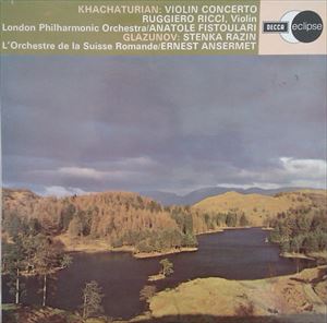 KHACHATURIAN: VIOLIN CONCERTO STENKA RAZIN/RUGGIERO RICCI/ルッジェーロ・リッチ ...