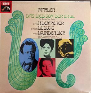 MAHLER: DAS LIED VON DER ERDE/OTTO KLEMPERER/オットー・クレンペラー｜CLASSIC｜ディスクユニオン･オンラインショップ｜diskunion.net