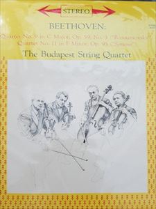 BEETHOVEN: QUARTET NO.9 IN C MAJOR, OP.59, No.3 ("RASOUMOVSKY") / QUARTET NO.11 IN F MINOR, OP ...