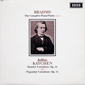 BRAHMS: COMPLETE PIANO WORKS VOL.7/JULIUS KATCHEN/ジュリアス・カッチェン｜CLASSIC ...