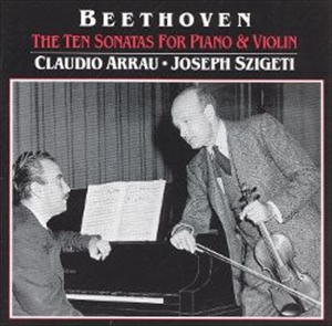 BEETHOVEN: THE TEN SONATAS FOR PIANO & VIOLIN/CLAUDIO ARRAU/クラウディオ・アラウ｜CLASSIC｜ディスクユニオン･オンライン ...