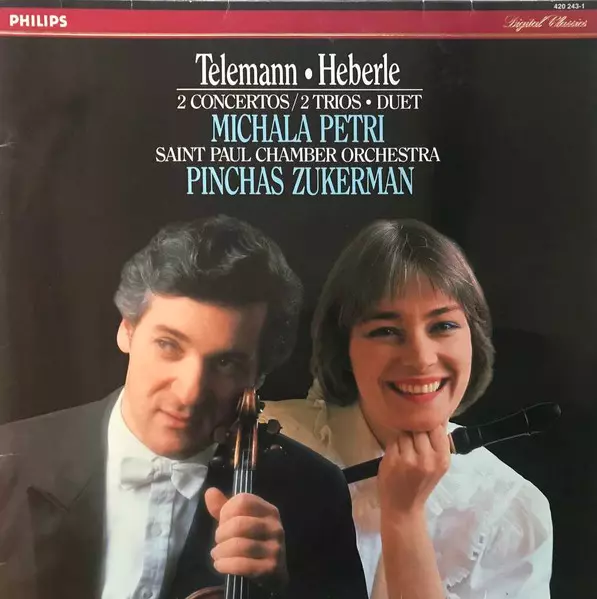 TELEMANN/HEBERLE: 2 CONCERTOS / 2 TRIOS DUET/MICHALA PETRI/ミカラ・ペトリ ...