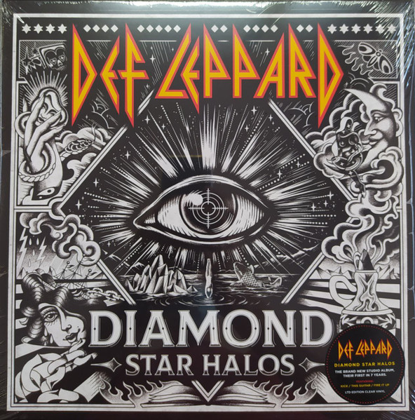 DIAMOND STAR HALOS (CLEAR VINYL)/DEF LEPPARD/デフ・レパード｜HARDROCK ...