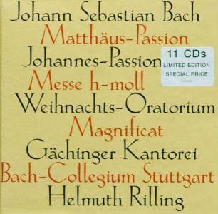 BACH: CHORAL WORKS/HELMUTH RILLING/ヘルムート・リリング｜CLASSIC｜ディスクユニオン･オンライン ...