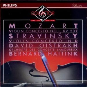 MOZART / STRAVINSKY: VIOLIN CONCERTO/BERNARD HAITINK/ベルナルト・ハイティンク ...