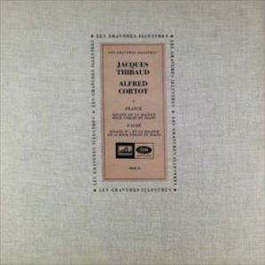 FRANCK / FAURE: SONATA/JACQUES THIBAUD/ジャック・ティボー｜CLASSIC｜ディスクユニオン･オンライン ...