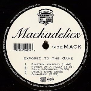 EXPOSED TO THE GAME "2LP"/MACKADELICS｜HIPHOP/R&B｜ディスクユニオン･オンラインショップ ...