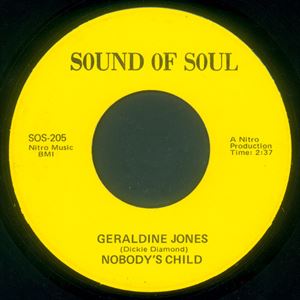 GERALDINE JONES/NOBODY'S CHILD｜SOUL/BLUES/GOSPEL｜ディスクユニオン･オンラインショップ｜diskunion.net