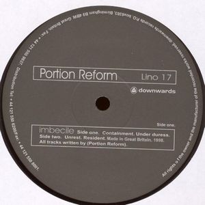 IMBECILE/PORTION REFORM｜CLUB/DANCE｜ディスクユニオン･オンラインショップ｜diskunion.net