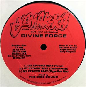 MY UPTOWN BEAT/DIVINE FORCE｜HIPHOP/R&B｜ディスクユニオン･オンラインショップ｜diskunion.net