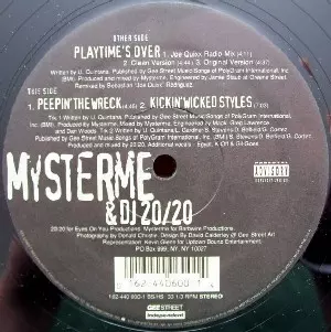Playtime's Over/MYSTERME & DJ 20/20｜HIPHOP/R&B｜ディスクユニオン･オンラインショップ ...