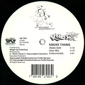 KNOXX THANG / PYNCH NERVE/KNOXX｜HIPHOP/R&B｜ディスクユニオン･オンラインショップ｜diskunion.net