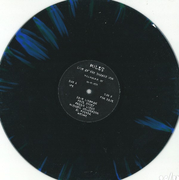 Live at the Shaboo Inn, Willimantic, CT(LP/Blue Vinyl)/MILES DAVIS/マイルス ...