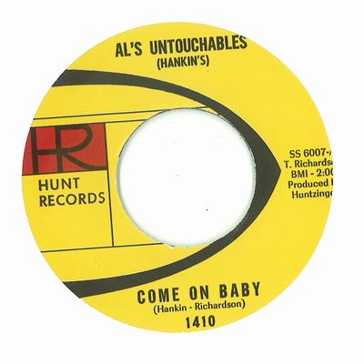 COME ON BABY/ STICK AROUND/AL'S UNTOUCHABLES｜OLD ROCK｜ディスクユニオン･オンライン ...