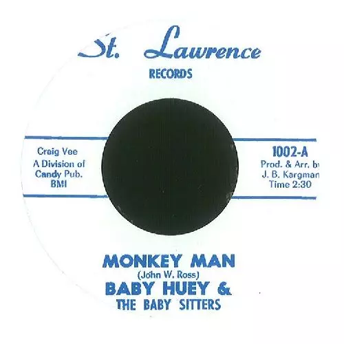 MONKEY MAN / MESSIN' WITH THE KID (7")/BABY HUEY & THE BABY SITTERS｜OLD ROCK｜ディスクユニオン･オンラインショップ ...