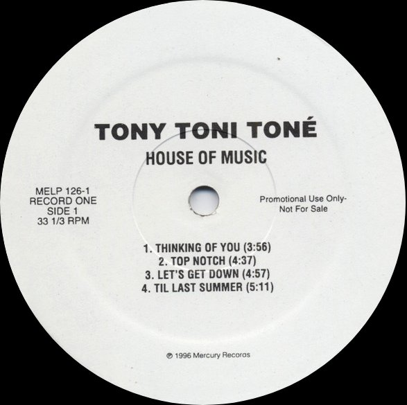 HOUSE OF MUSIC/TONY TONI TONE/トニー・トニー・トニー｜HIPHOP/R&B｜ディスクユニオン･オンラインショップ ...