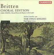 BRITTEN:CHORAL EDITION/FINZI SINGERS/フィンジ・シンガーズ｜CLASSIC｜ディスクユニオン･オンライン ...