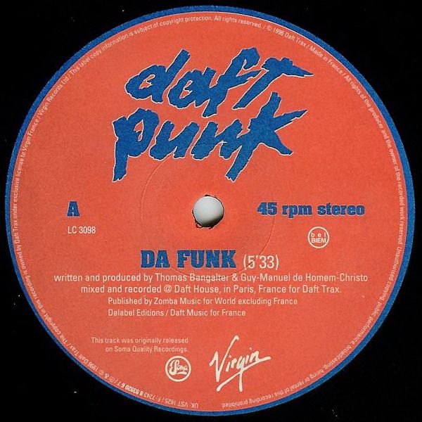 DA FUNK/MUSIQUE - FRANCE/DAFT PUNK/ダフト・パンク/TECHNO｜CLUB/DANCE｜ディスクユニオン ...