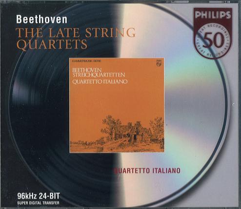 BEETHOVEN:LATE STRING QUARTETS/QUARTETTO ITALIANO/イタリア四重奏団｜CLASSIC｜ディスクユニオン･オンラインショップ｜diskunion.net