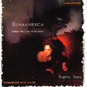 Romanesca - Italian Music for Harpsichord /SOPHIE YATES/ソフィー・イェーツ ...