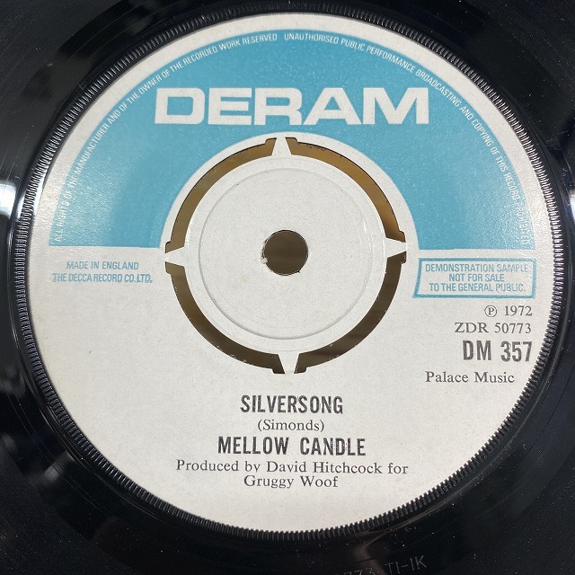 【本日の一枚】 彼岸のレア・シングル ～ 英フォーク三美神の頂点、Mellow Candleの「Dan The Wing ...