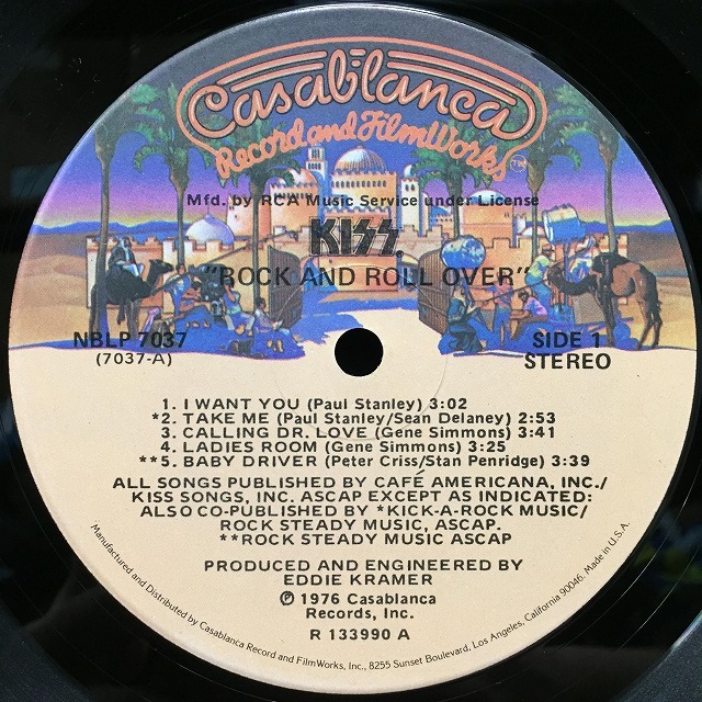 【中古】10/8(日) ≪HR/HM≫ ～ポールが泣いている！？KISS『ROCK AND ROLL OVER』CLUB ISSUE ONLY ...