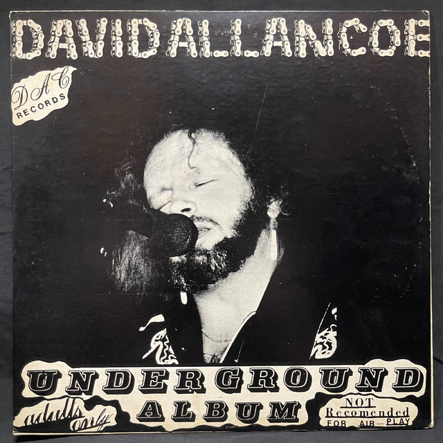【中古】6/21(金) ～アウトローシンガーDAVID ALLAN COEによるライヴ会場&メイルオーダーオンリー作"UNDERGROUND ...