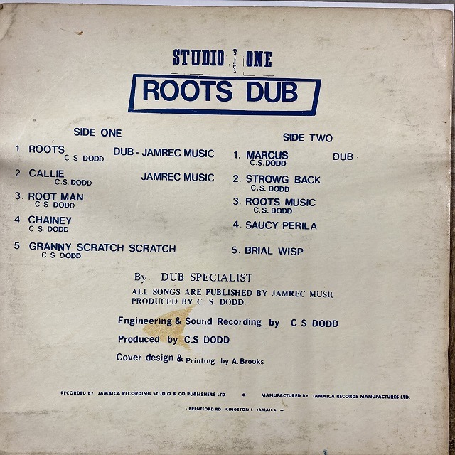 【REGGAE】-オンラインショップ出品中- 12/17(土) STUDIO ONE DUB PREMIUM SALE : ディスクユニオン ...