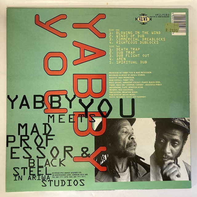 【REGGAE】-オンラインショップ通販出品中 4/6(土)2024 春のプレミアム廃盤セール開催!- YABBY YOU RARE ...