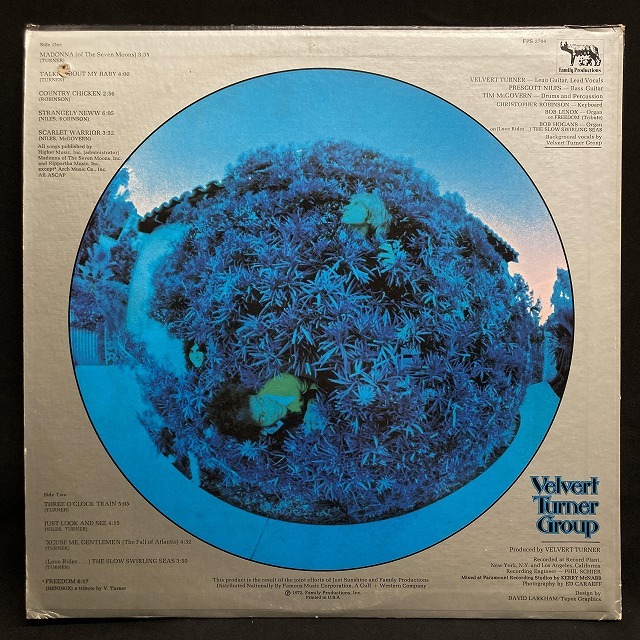 【中古】2/17(土) ～ジミヘン直径ヘヴィ・サイケ！Velvert Turner Groupによる'72年唯一作をご紹介！～ : ディスク ...