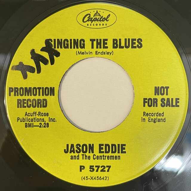 【中古】7/21(日) ～JOE MEEKプロデュース、鬼キラーフリークビートJASON EDDIEによる"SINGING THE BLUES ...