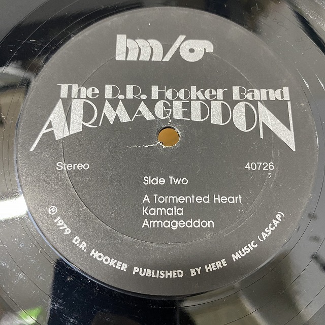 【本日の一枚】これぞ渾身の推薦盤 ～ D.R.HOOKER BAND『ARMAGEDDON』の完オリ極上品をご紹介！ : ディスクユニオン新宿 ...