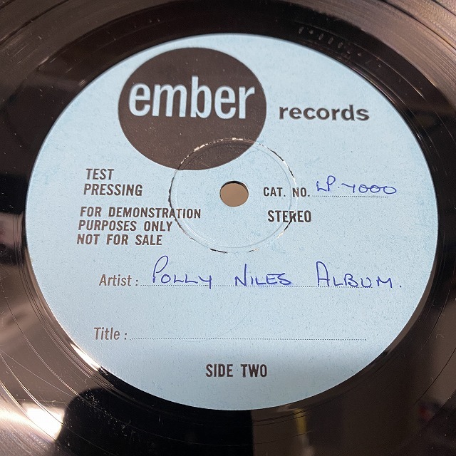 【本日の一枚】ブリティッシュ・ガールズ/失われたアーク ～テスト・オンリーで存在する聖櫃、Polly Niles『Polly Niles ...