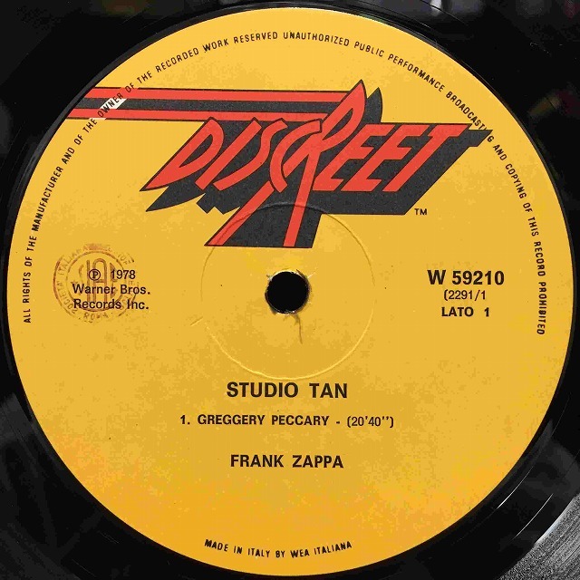 【特集】究極のFRANK ZAPPAコレクション『週刊雑派』（第11号） : ディスクユニオン新宿ロックレコードストア