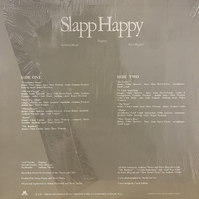 【本日の一枚】究極カンタベリー ～ Slapp Happyのシュリンク付「NM」他、カンタベリーの大名作をご紹介！ : ディスクユニオン新宿 ...